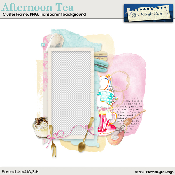 Afternoon Tea Cluster Frame by Aftermidnight Design