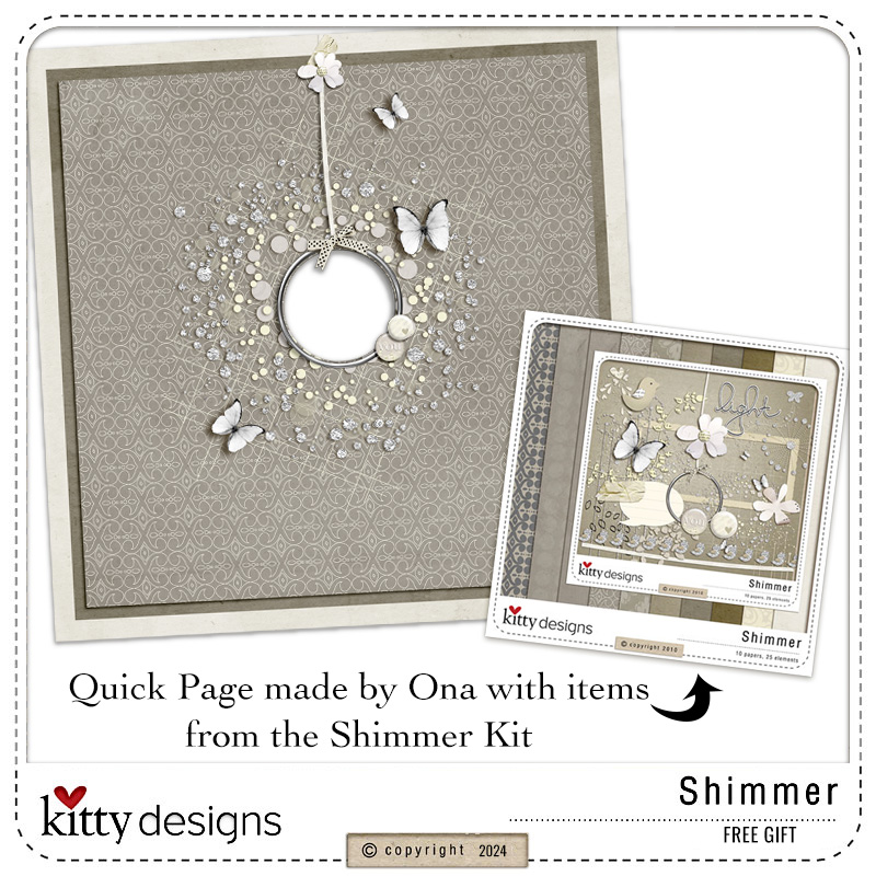 Shimmer Quick Page freebie