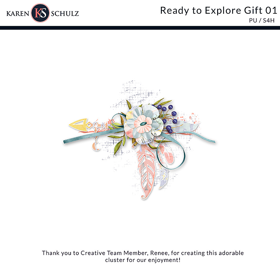 Ready to Explore Gift by Karen Schulz + | Oscraps
